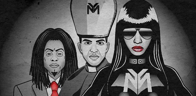 Only Nicki Minaj Featuring Drake Lil Wayne And Chris Brown Hip