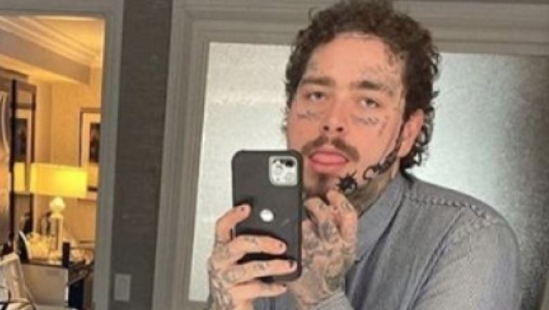 Post Malone Gets Massive New Face Tattoo :: Hip-Hop Lately Post Malone Gets Massive New Face Tattoo :: Hip-Hop Lately